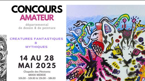 Concours MEND'ARTS 2025 - Concours Dessin/Peinture/Sculpture - Lozère